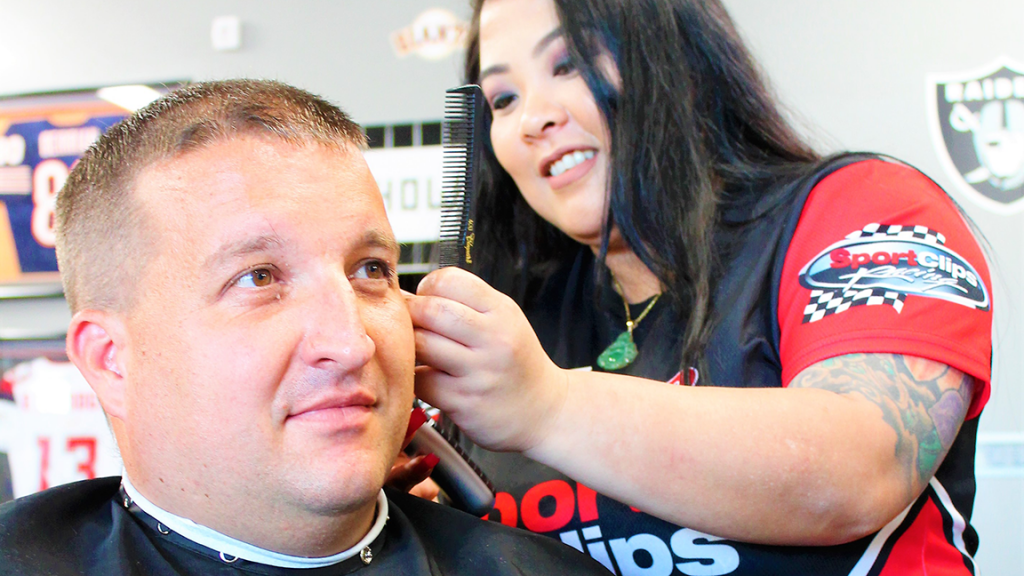 New Clovis Sport Clips provides men’s haircuts in unique sports-themed ...