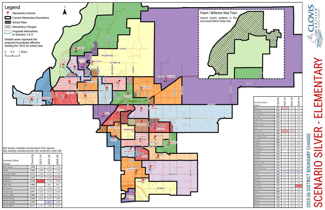 CUSD Releases Third Proposed Attendance Map | Clovis Roundup